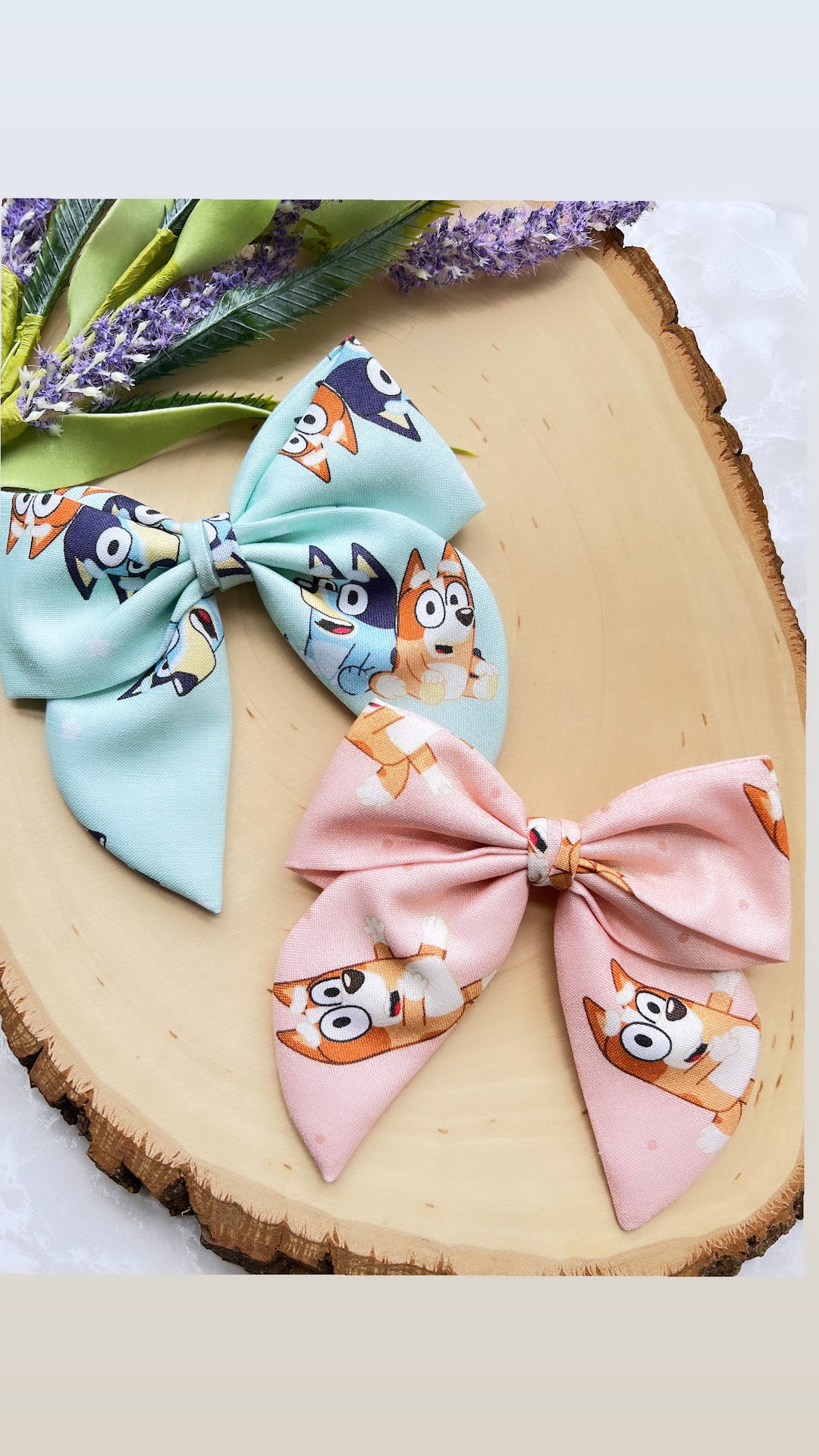 Bluey, Bluey Hair Bows, Disney Jr Hair Bows, Character Bows, Bluey ...