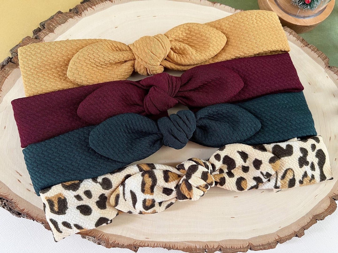 Textured Topknot Headband, Adjustable Headbands, Comfortable Headband ...