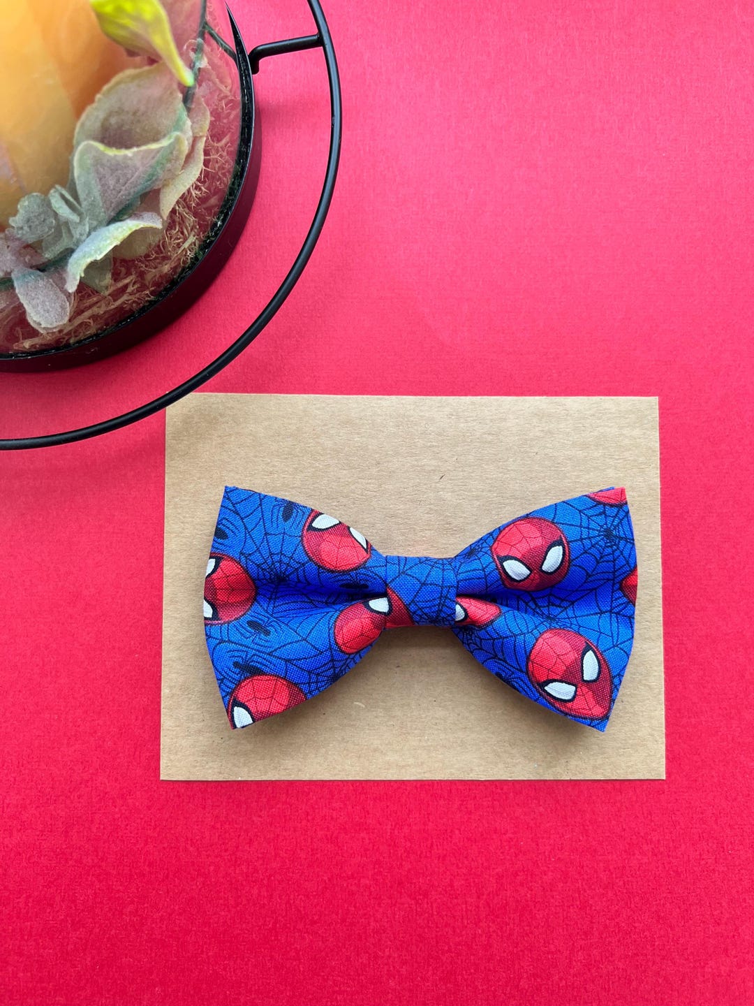 Spider-man Bow Tie, Marvel Comics Bow Tie, Pretied Bow Tie,cartoon Character Bow Ties, Spider ...