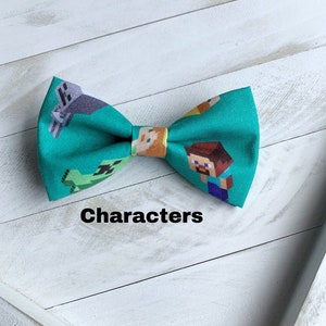 Minecraft Inspired Bow Tie, Minecraft Pixel Bow Tie,minecraft Creeper ...
