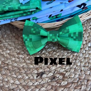 Minecraft Inspired Bow Tie, Minecraft Pixel Bow Tie,minecraft Creeper ...