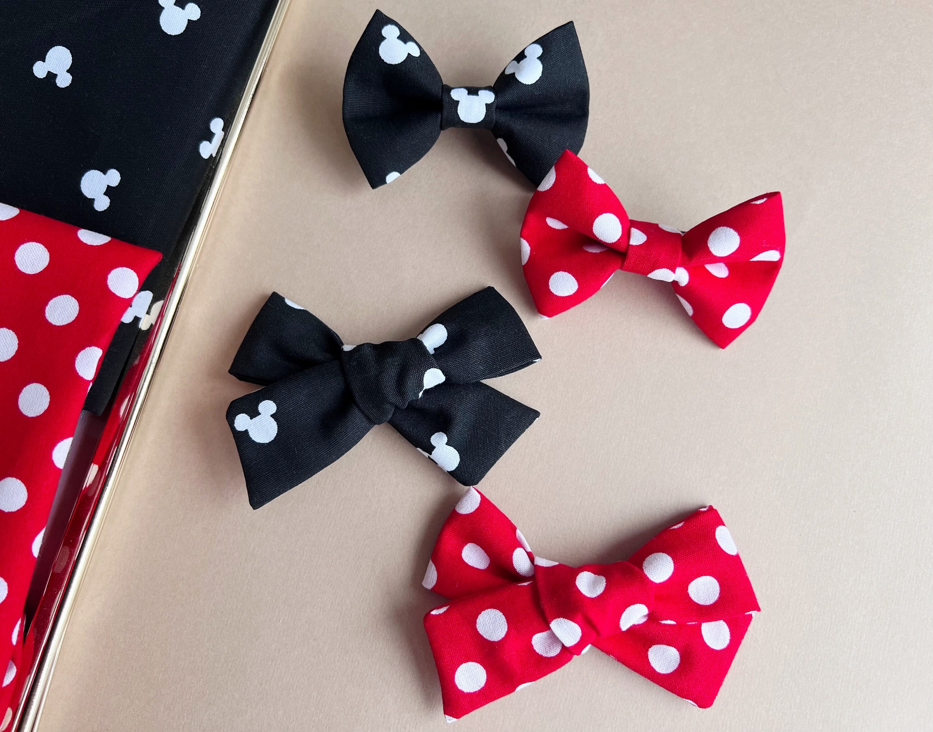 Mickey Mouse Hair Bows
