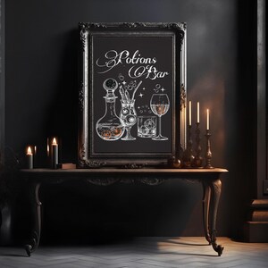 Potions Bar Halloween Cocktails Printable | Spooky DIGITAL DOWNLOAD ...