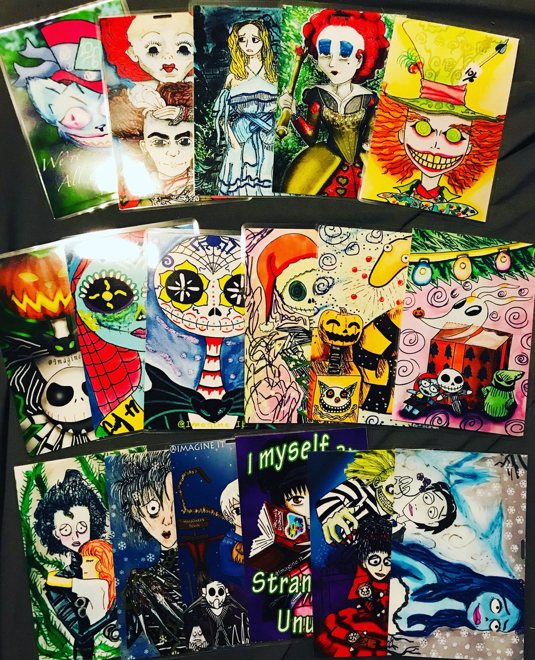 Tim Burton Fan Art Prints - Etsy