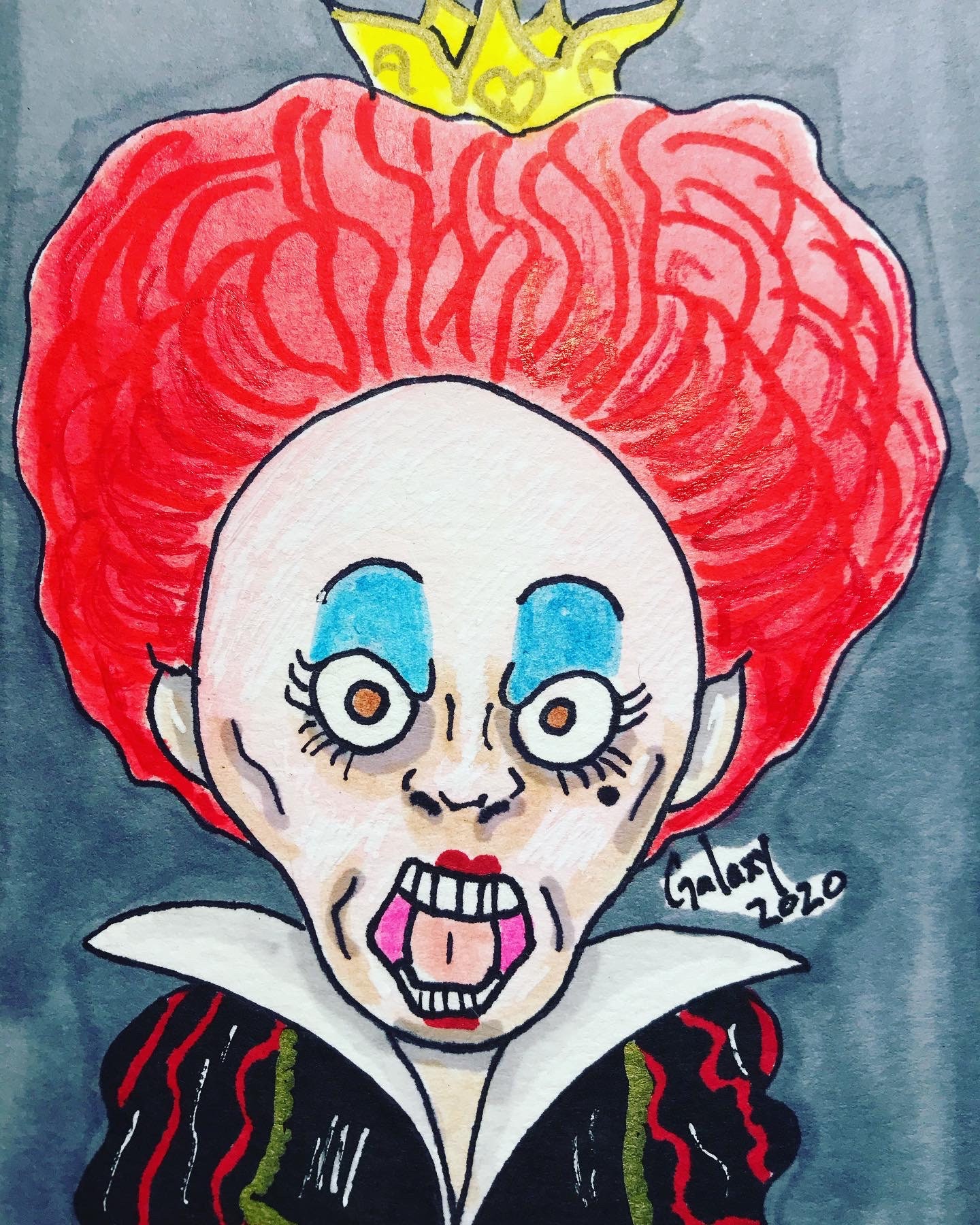 Tim Burton Alice In Wonderland Drawings