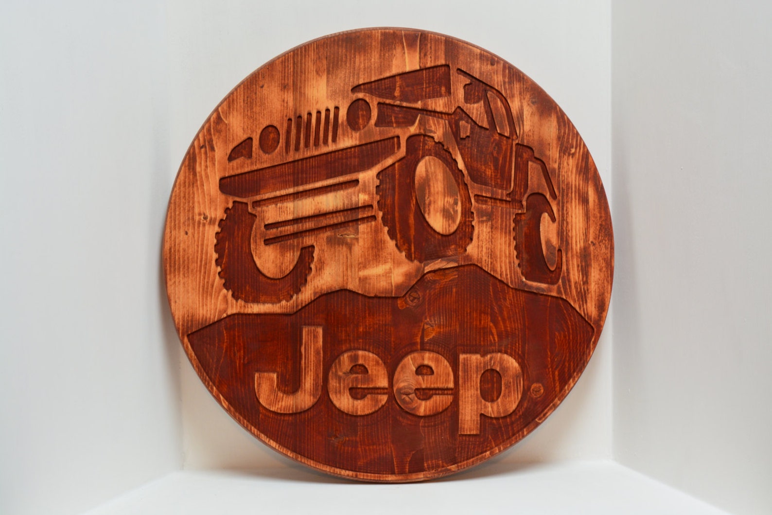 Wood Carving: Jeep Truck Wall Hanging - Etsy