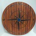 Wood Carving and Resin Poured Compass - Etsy