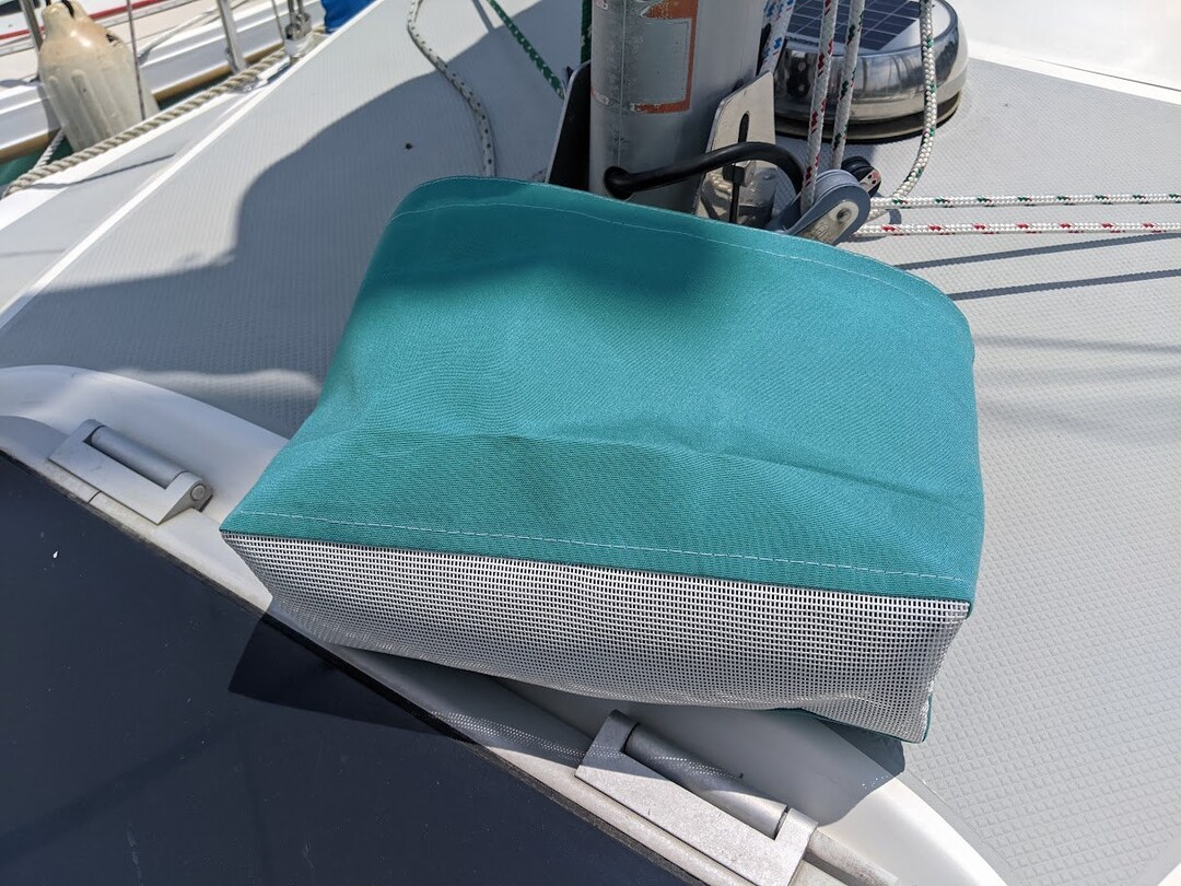 Sailboat Halyard / Sheet Bag V2.0 - Sunbrella Aqua - Etsy