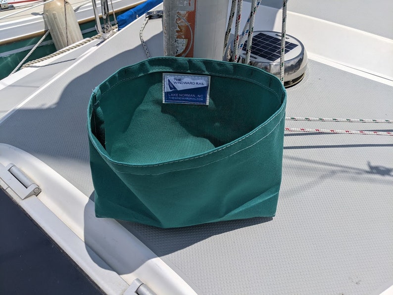 Sailboat Halyard / Sheet Bag V2.0 Sunbrella Aqua - Etsy