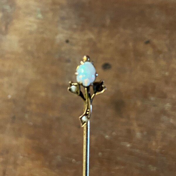 Opal Stick Pin - Etsy