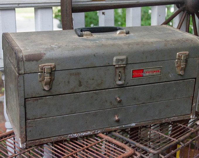 Vintage Craftsman 2 Drawer Mechanics Tool Chest Tool Box Model | Etsy