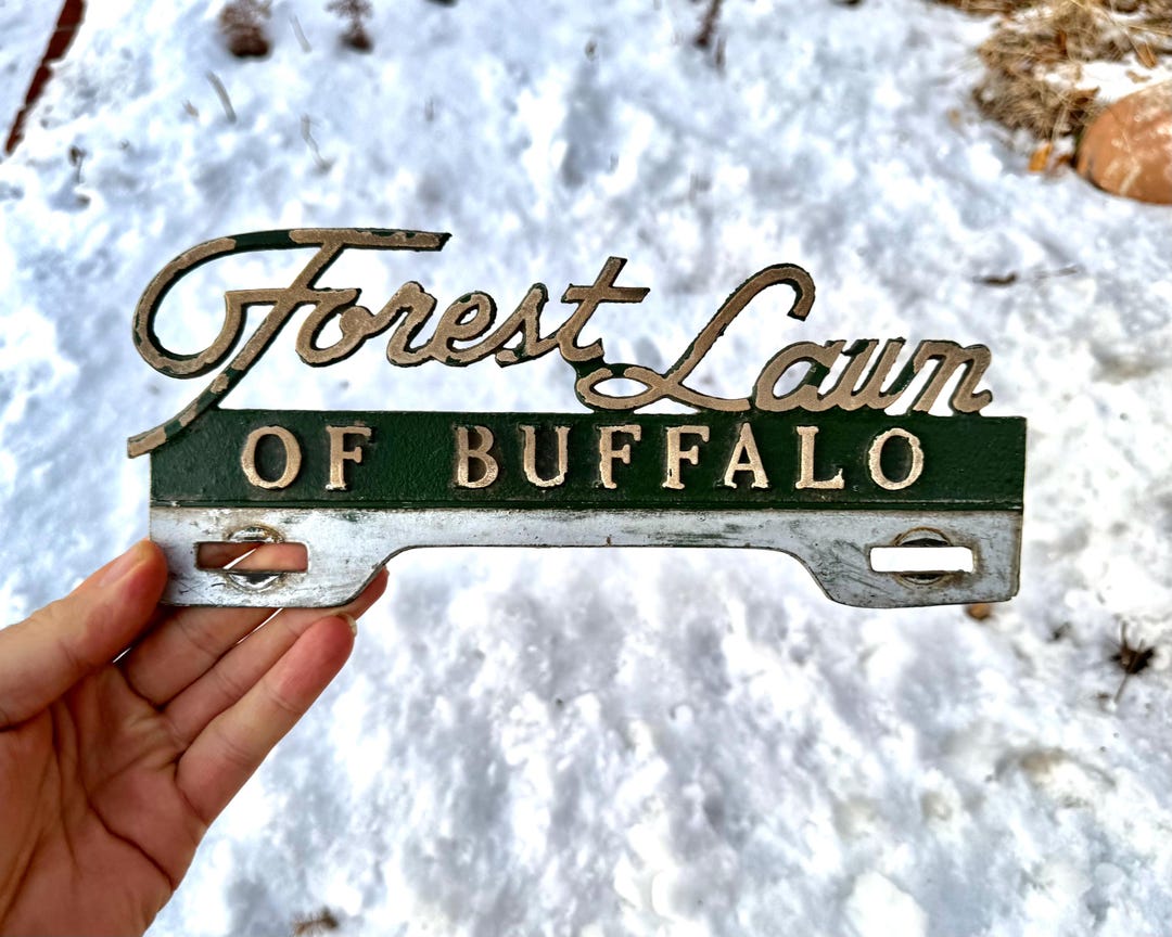 Forest Lawn Cemetery Buffalo License Plate Topper, Historic New York ...