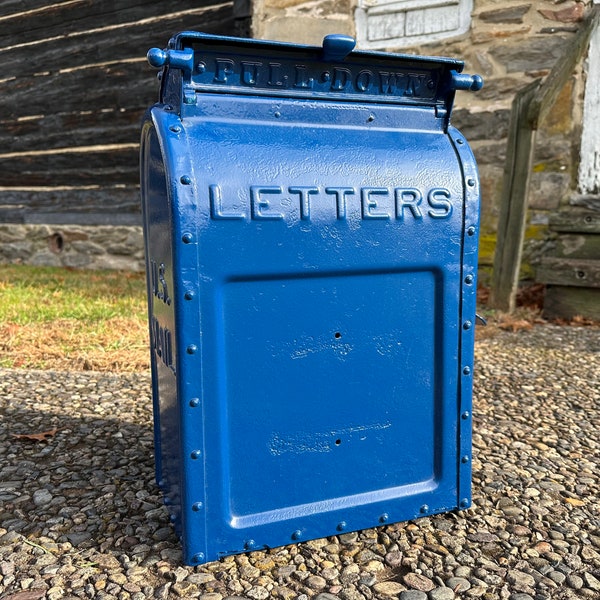 Large Cast Iron Mailbox - Etsy