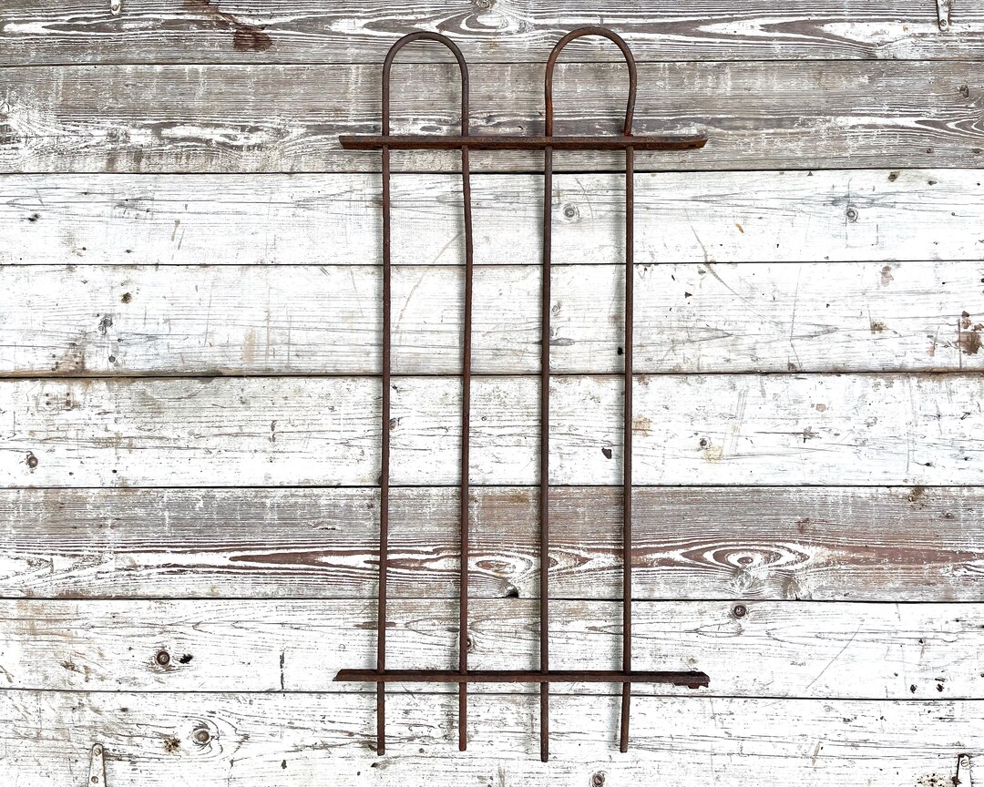 Antique Garden Fence Wrought Iron Hairpin Fence Victorian Gate Outdoor ...