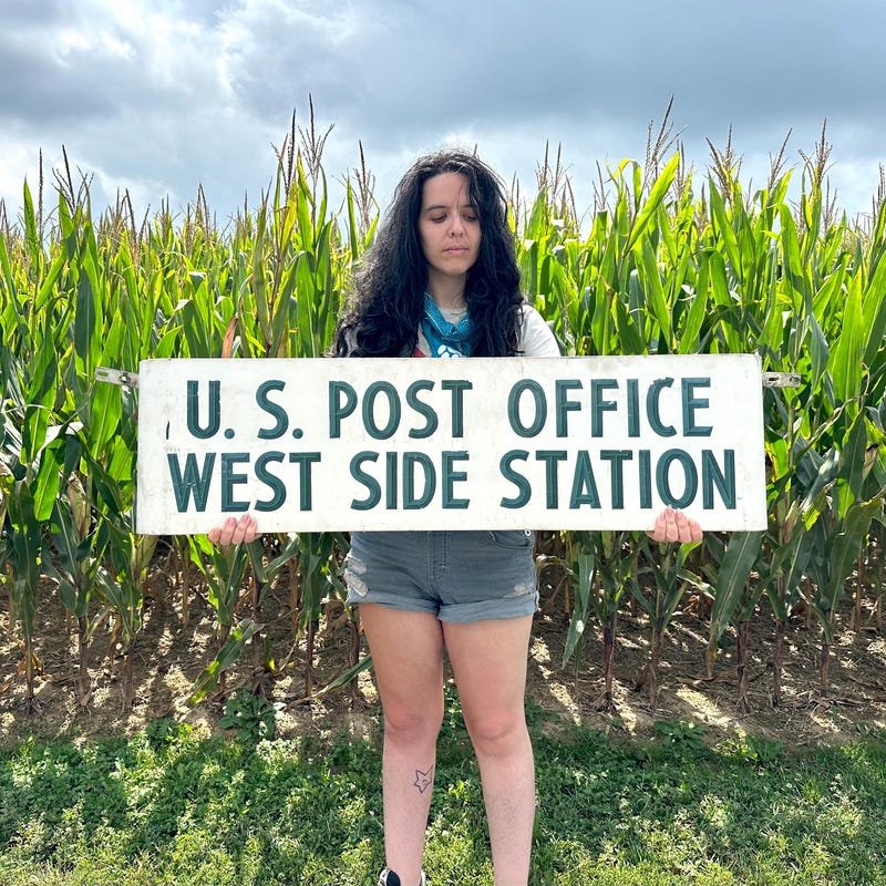 Old Post Office Sign - Etsy