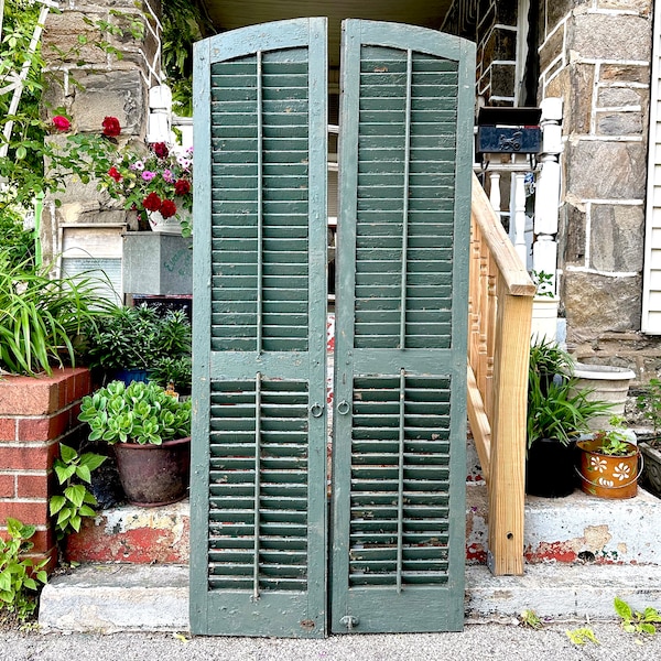 Distressed Shutters - Etsy