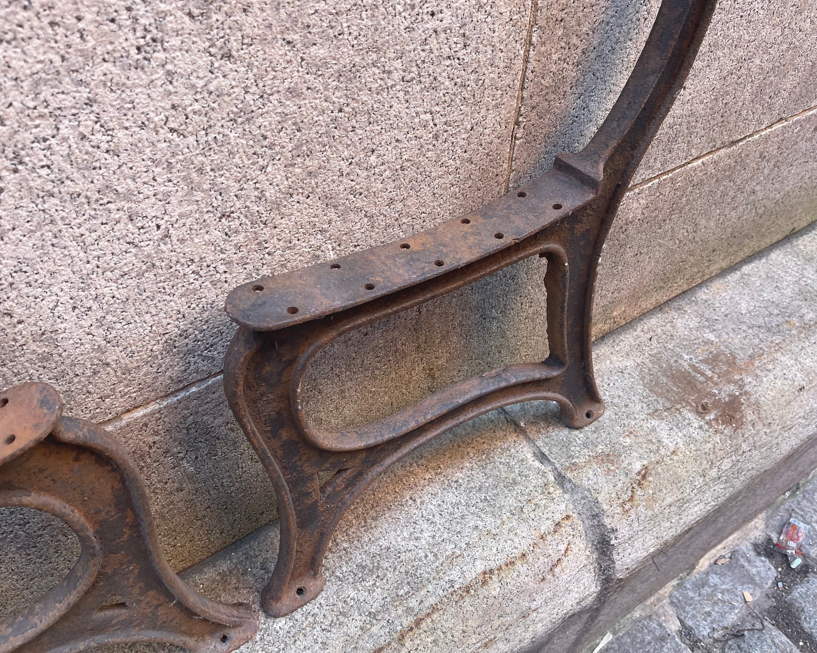 Antique Cast Iron Bench Legs Train Station Bench Ends Large - Etsy