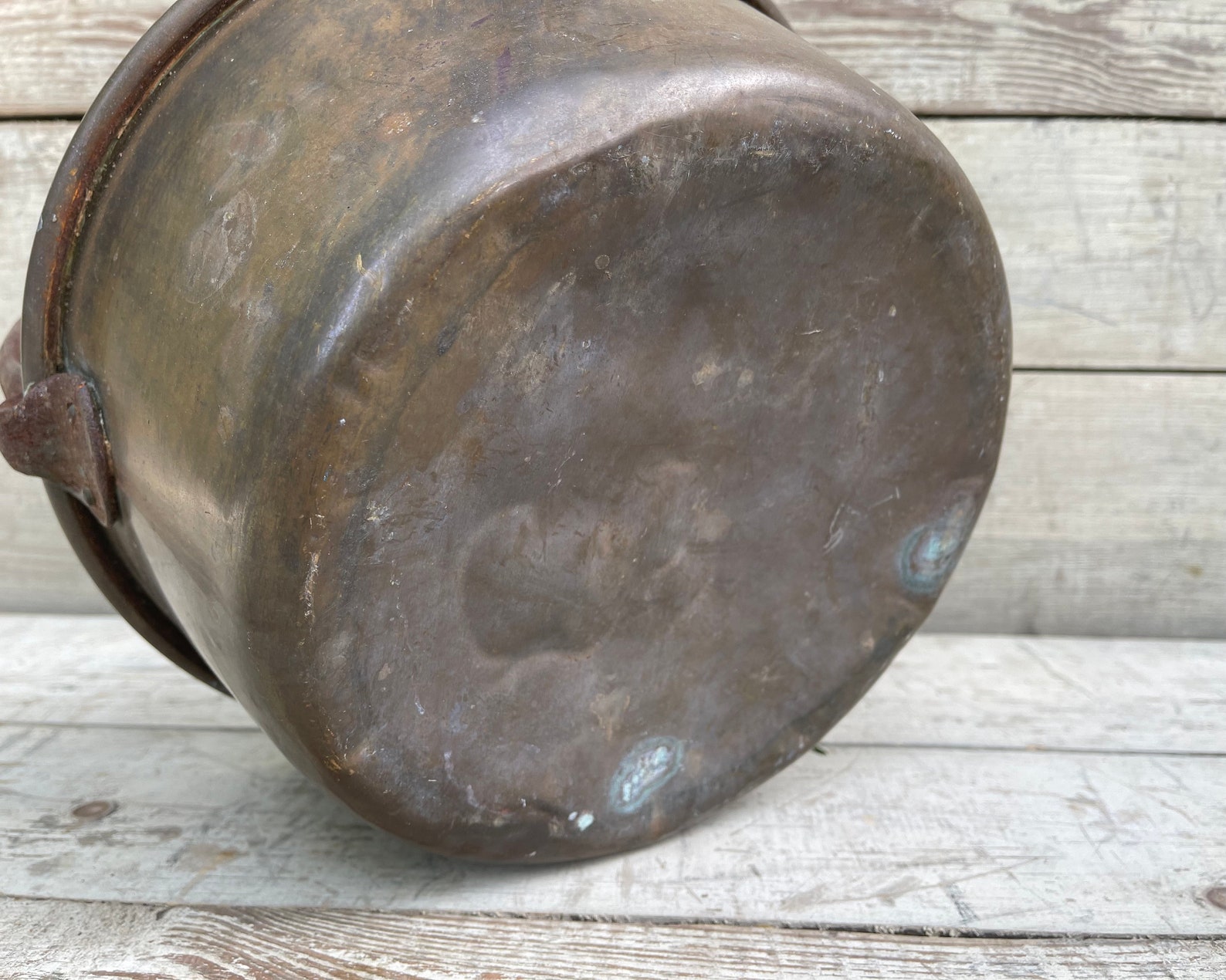 Antique Brass Pot Vintage Wash Pot Basin Farmhouse Antiques | Etsy
