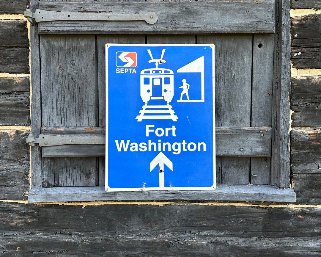 Septa Sign From Fort Washington Pennsylvania, Train Sign, Railroad ...