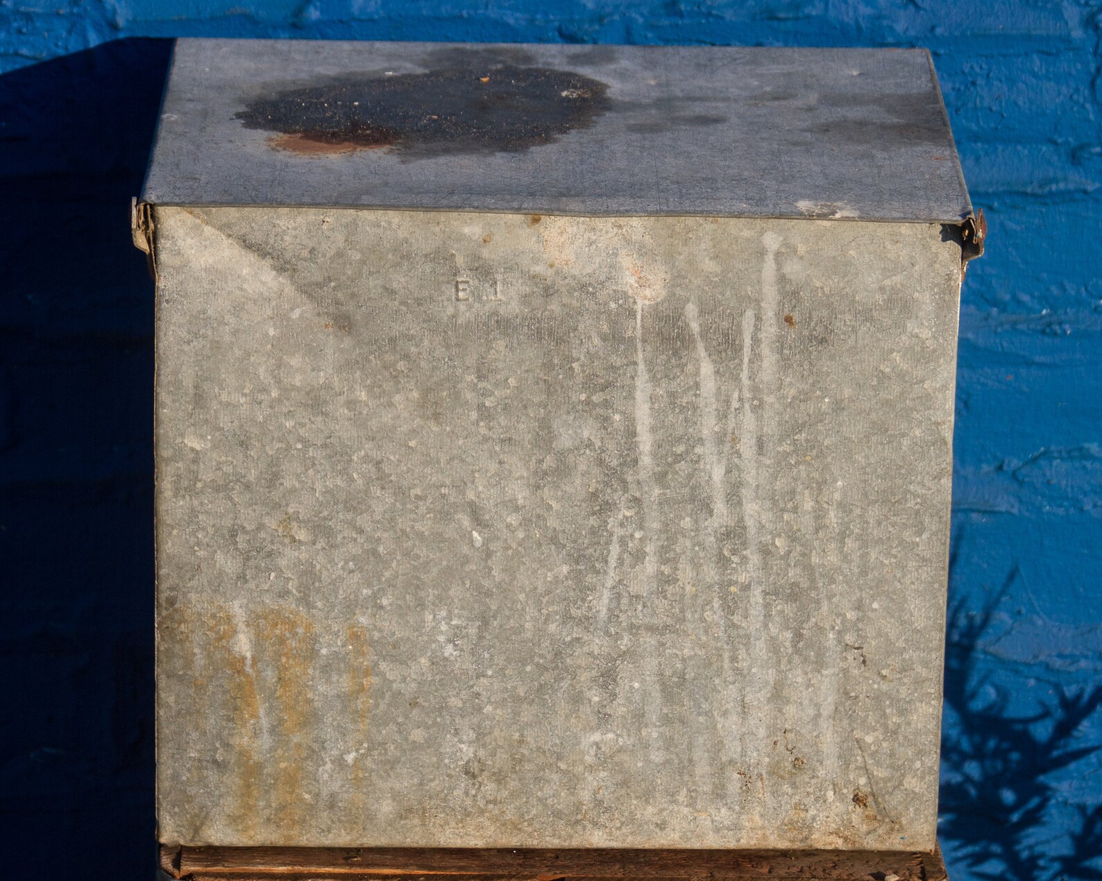 Vintage Milk Box Antique Milk Box Galvanized Milk Box DUTCHERS - Etsy