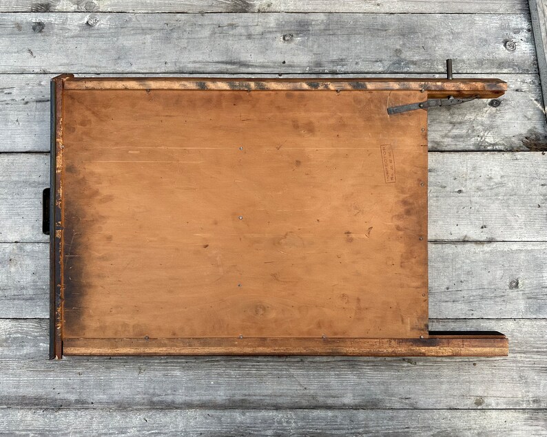 Vintage Ludlow Printers Tray: Rustic Wood Typeset Drawer Display Shelf ...