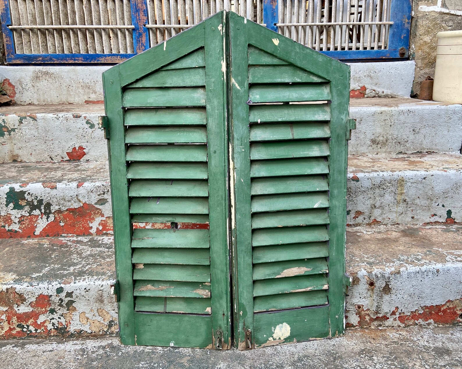 Antique Shutters Doors Attic Window Shutters Small Window | Etsy