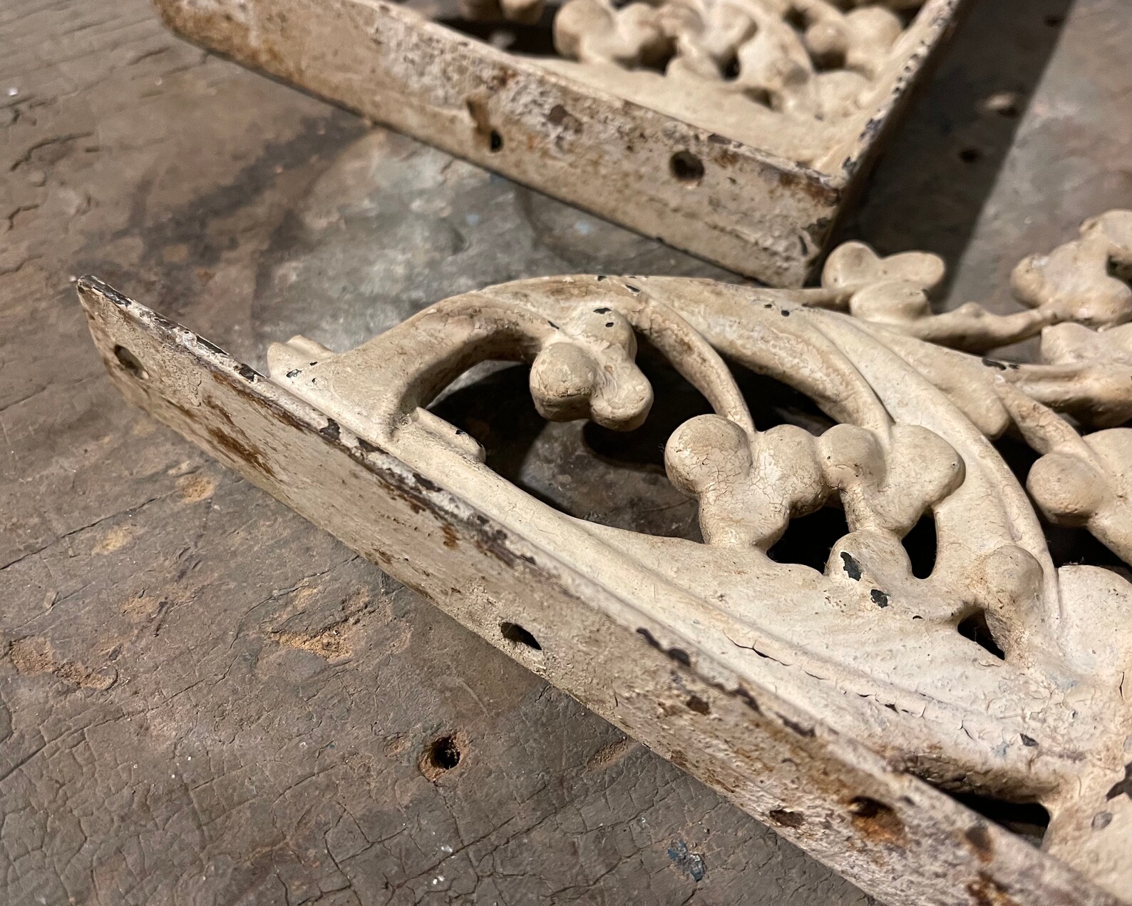 Antique Cast Iron Corbels Victorian Corbels Smaller Sized - Etsy