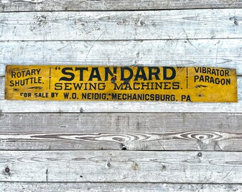 Wood Sewing Machine Sign - Etsy