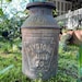 Antique KEYSTONE Dairy Milk Can: Farmhouse Yard Art, Western Maryland ...