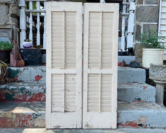 Antique Shutters Old Distressed Rustic Barn Shutters | Etsy