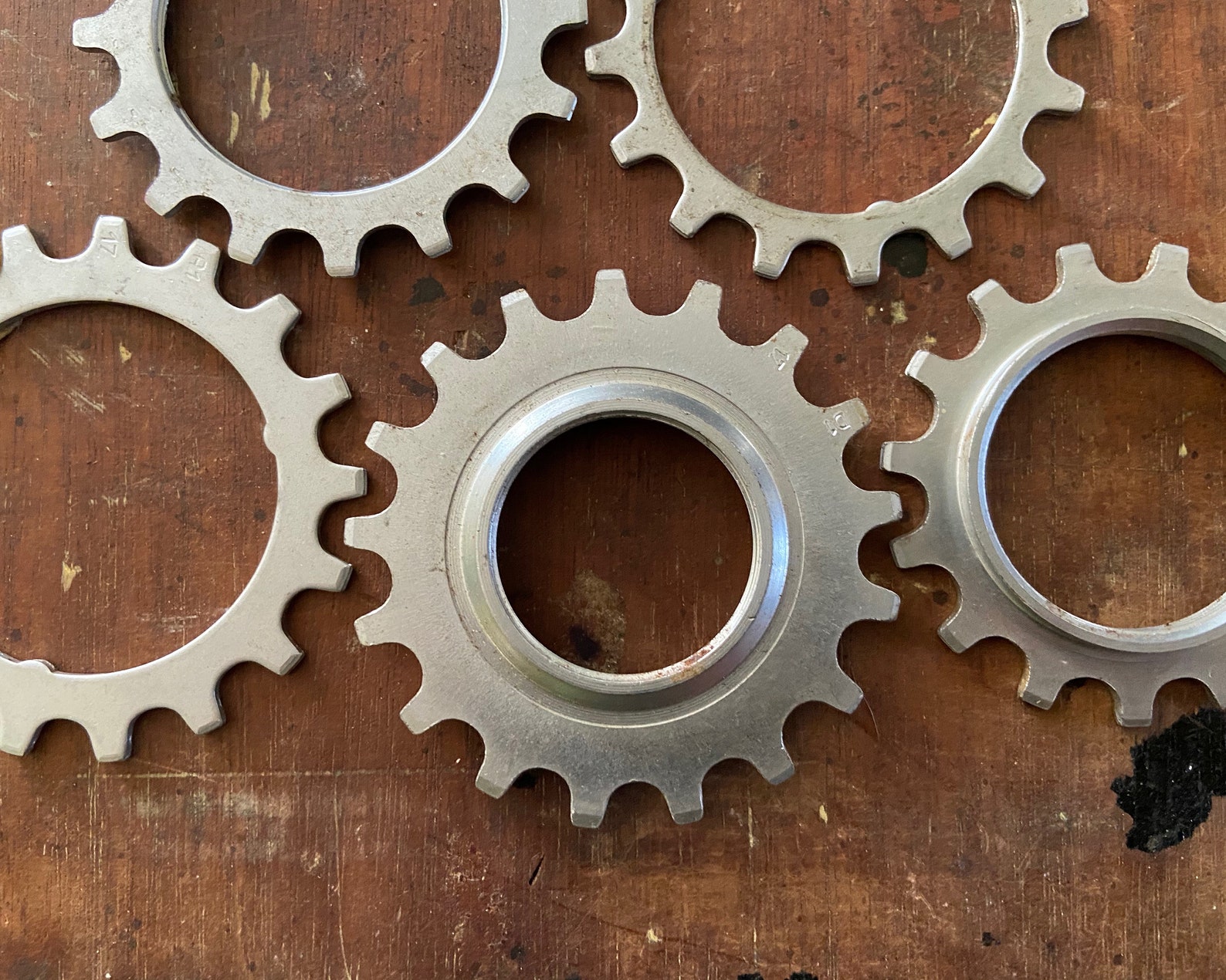Vintage Gears Sprocket Steel Cogs Cog Fixed Gear Hub Fixie | Etsy