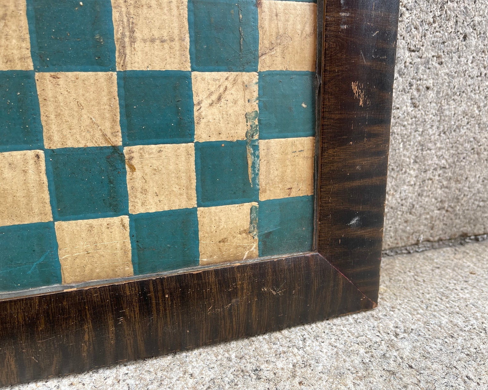 Antique Game Board Checker Board Chess Board AAFA Americana | Etsy
