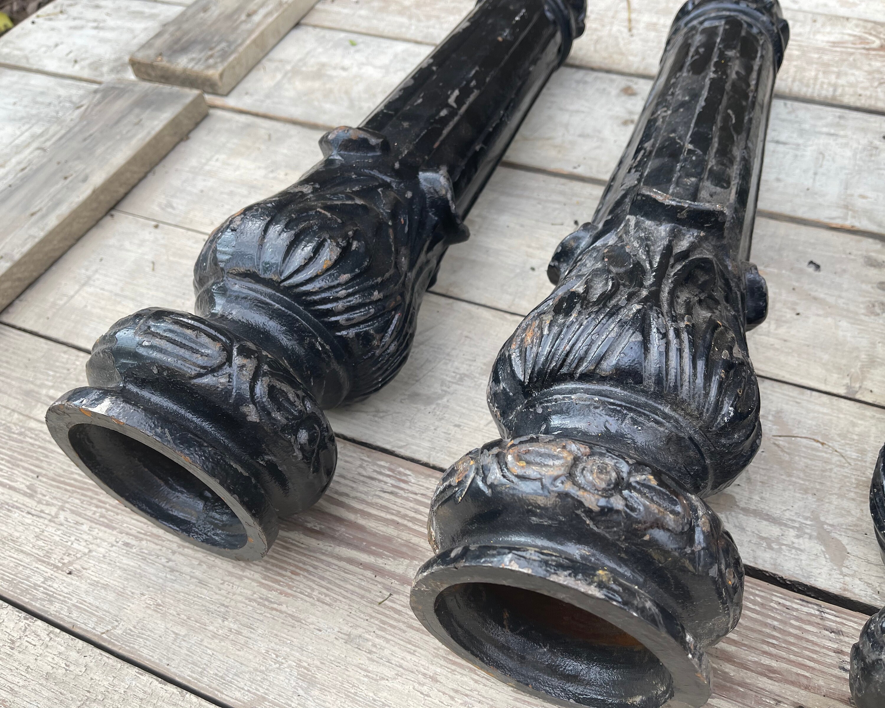 Antique Cast Iron Legs Table Legs Bench Legs Art Nouveau | Etsy