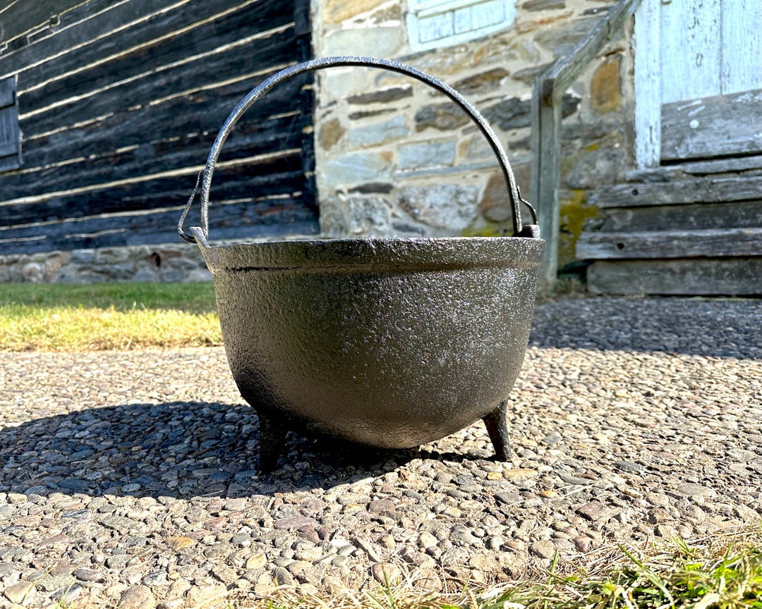Antique Cast Iron Cauldron, 1800s Farmhouse Antiques, Witch's Caldron ...