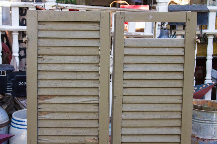 Large Pair of Vintage Shutters 67'' Long X | Etsy