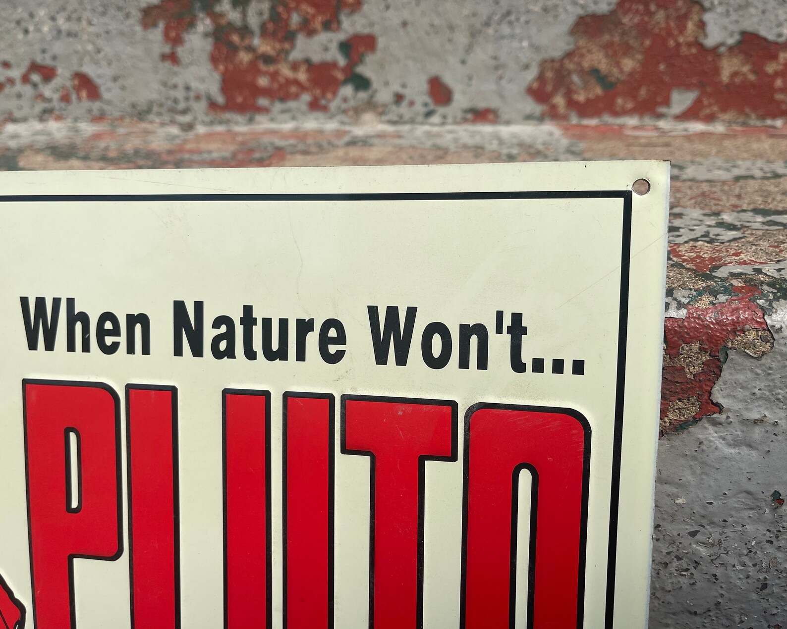 Pluto Water Sign Winking Red Devil When nature Won't | Etsy