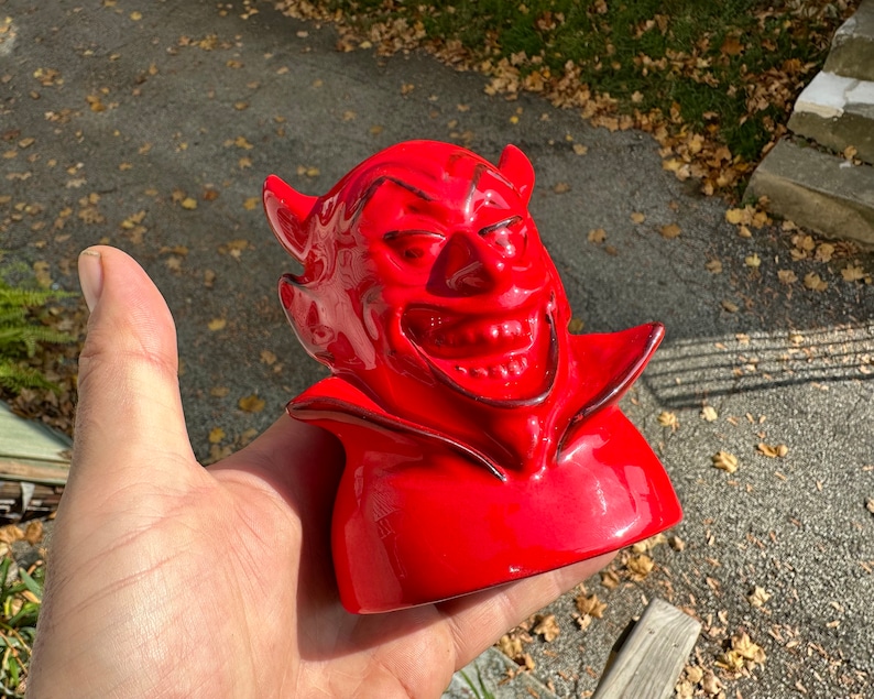 Vintage Devil Bank, Sculpture, Oddities, Satan Satanic, Spiritual ...