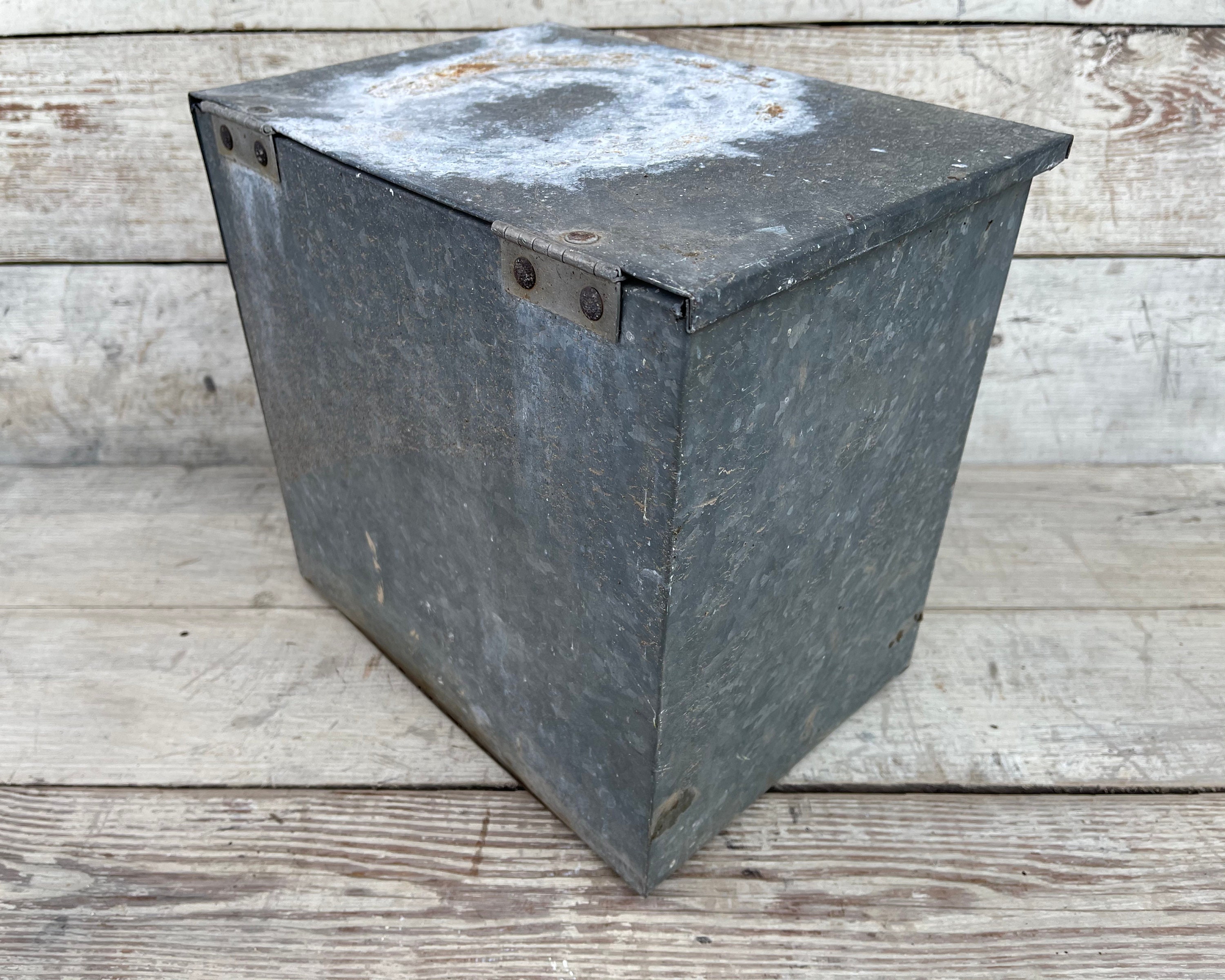 Antique Milk Box Galvanized Milk Box LEHIGH VALLEY DAIRY Milk | Etsy