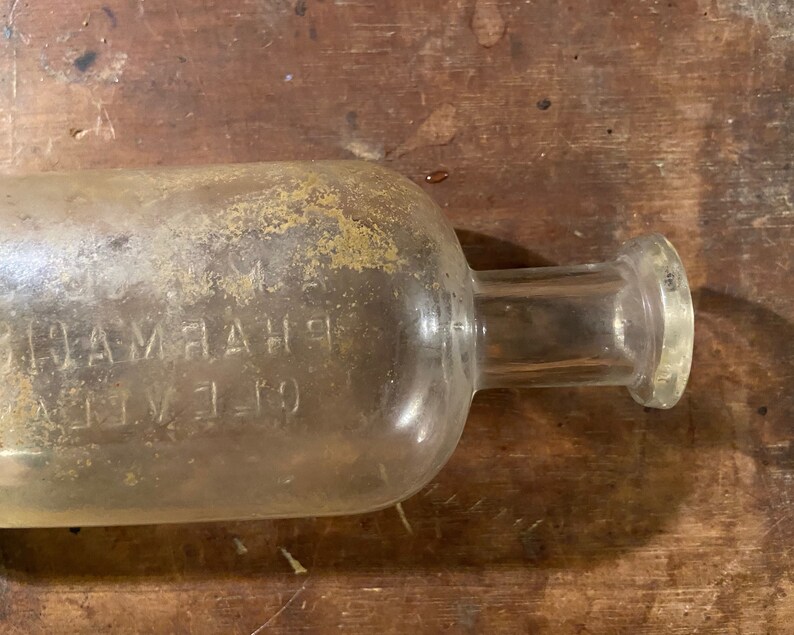 Antique A. Mayell & Co Medicine Bottle: Cleveland Druggist Glass - Etsy