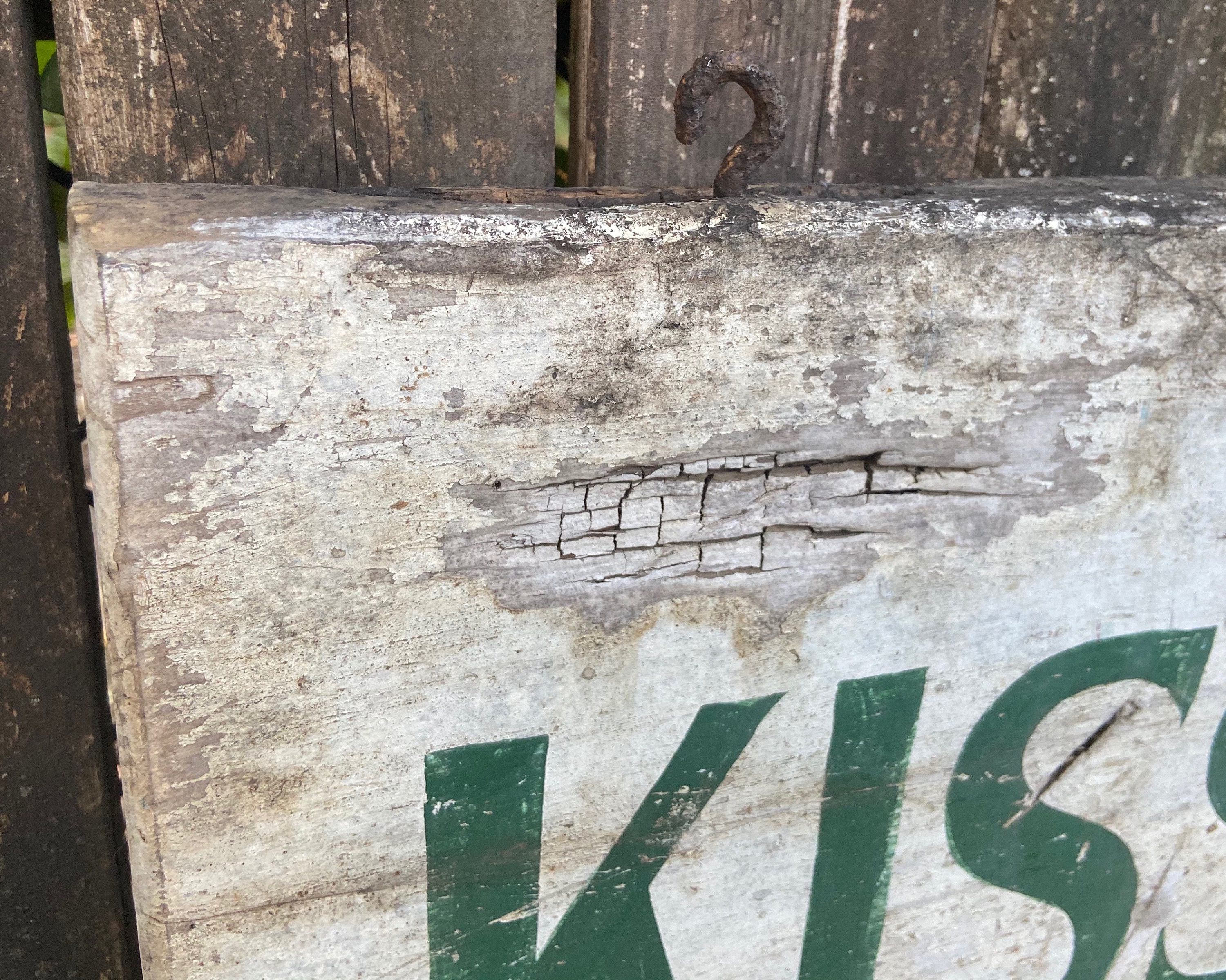 Antique Wooden Sign KISSINGER'S Orchard Lancaster | Etsy