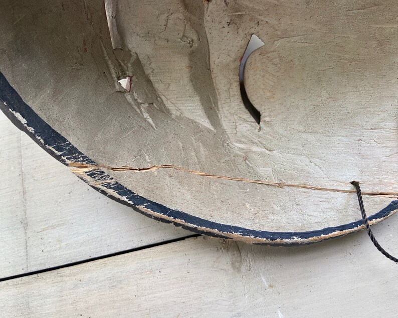 Vintage Devil Mask Antique Costume Carved Mask Wooden Mask | Etsy