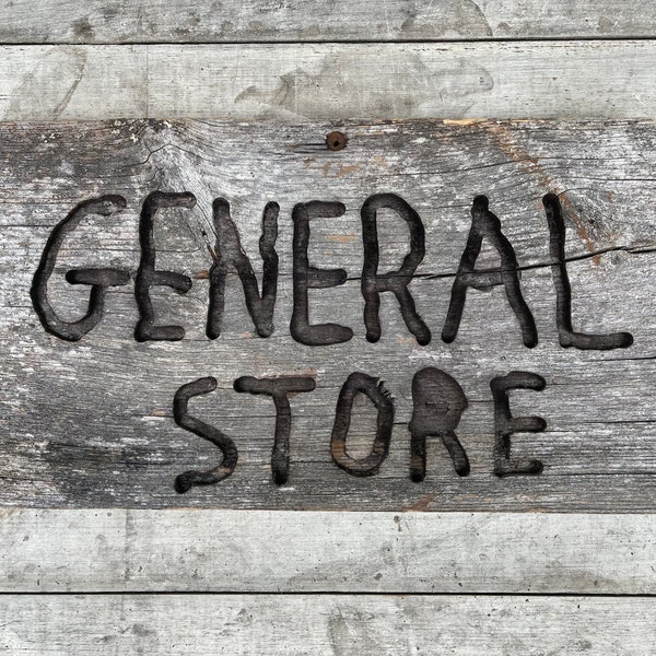 Store Wood Sign - Etsy
