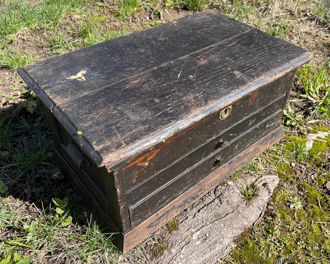 Antique Watchmakers Cabinet Tool Chest Tool Box Spool - Etsy