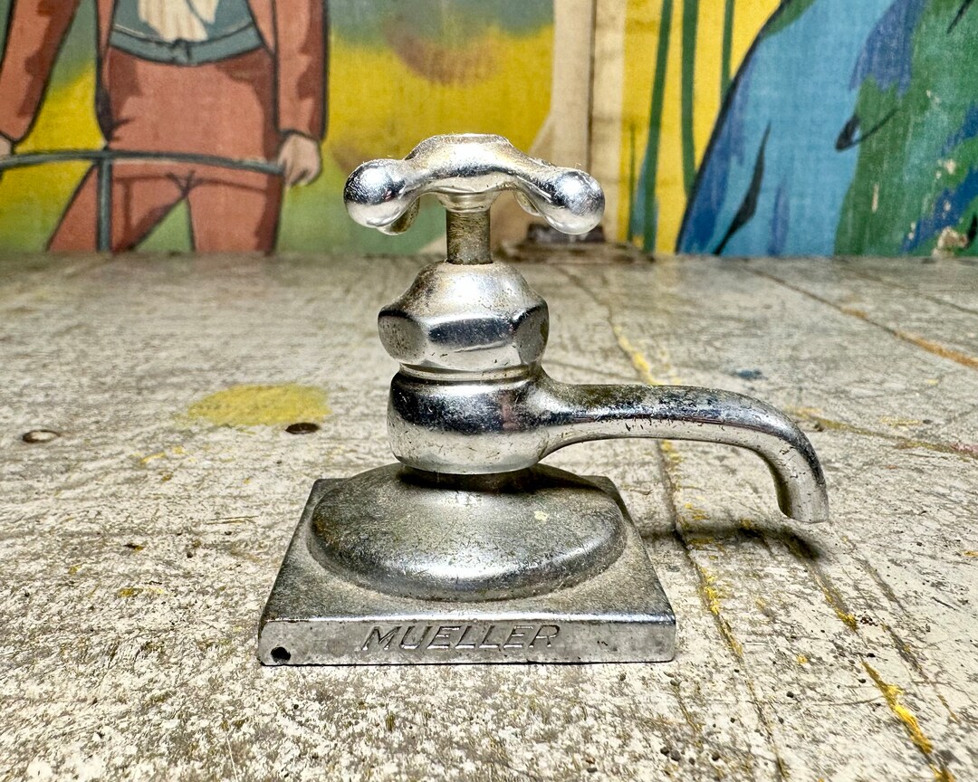 Salesman Sample Faucet Advertising Paperweight, MUELLER, Small ...
