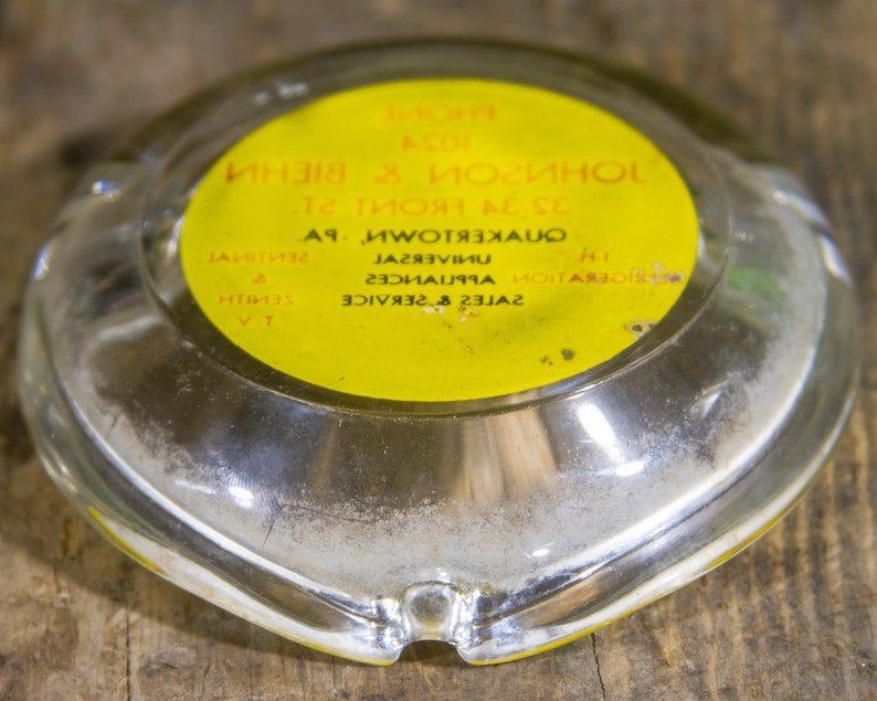 Vintage ZENITH Ashtray Mid Century SENTINAL Ash Tray Johnson - Etsy