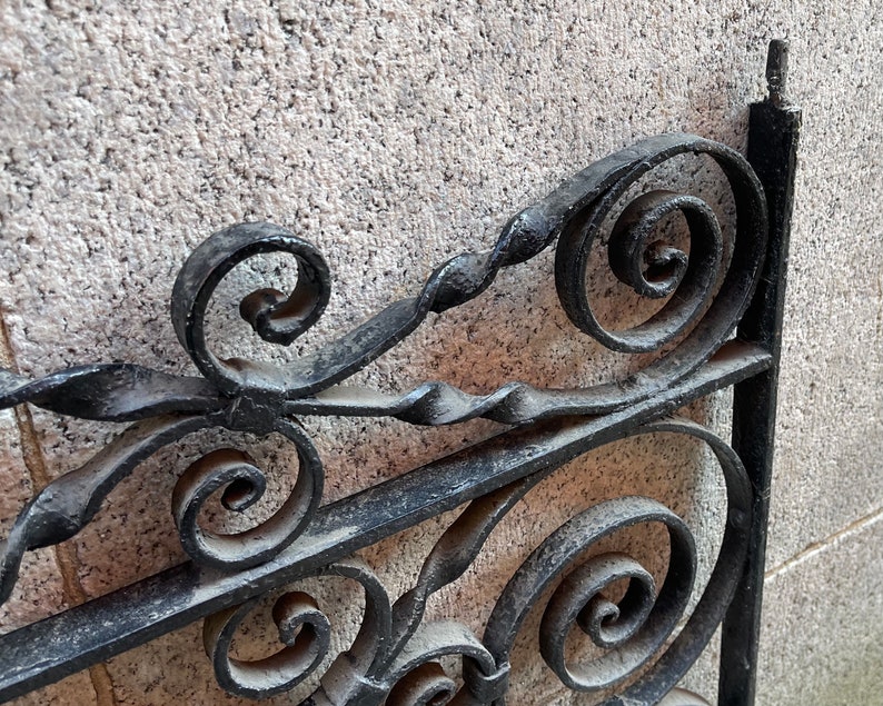 Antique Victorian Iron Gate: Garden Fence Architectural Salvage - Etsy