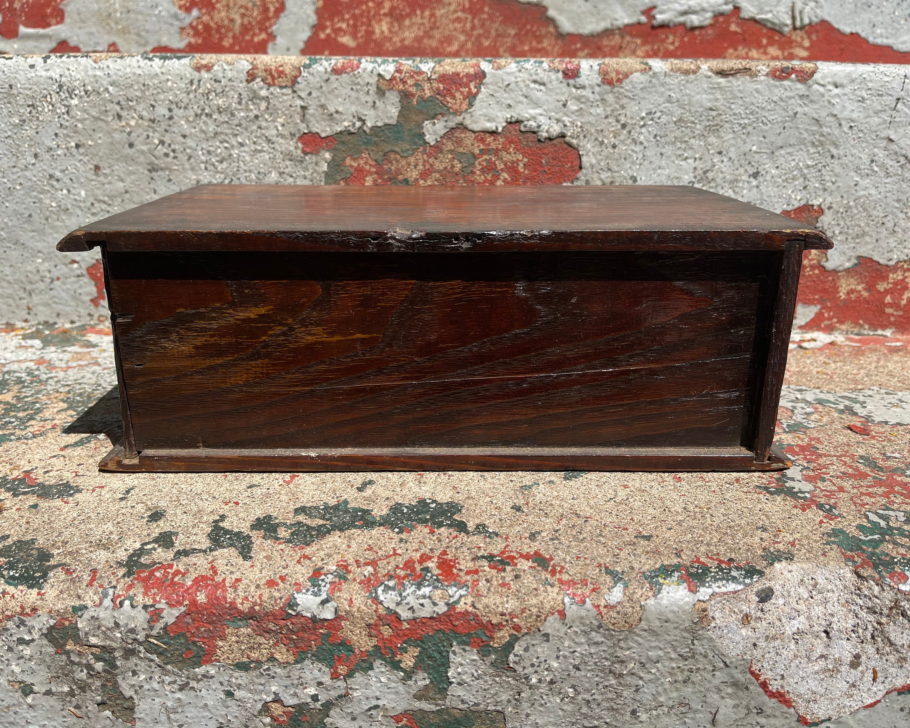 Antique Spool Cabinet Wooden Sewing Cabinet Two Drawer Chest | Etsy