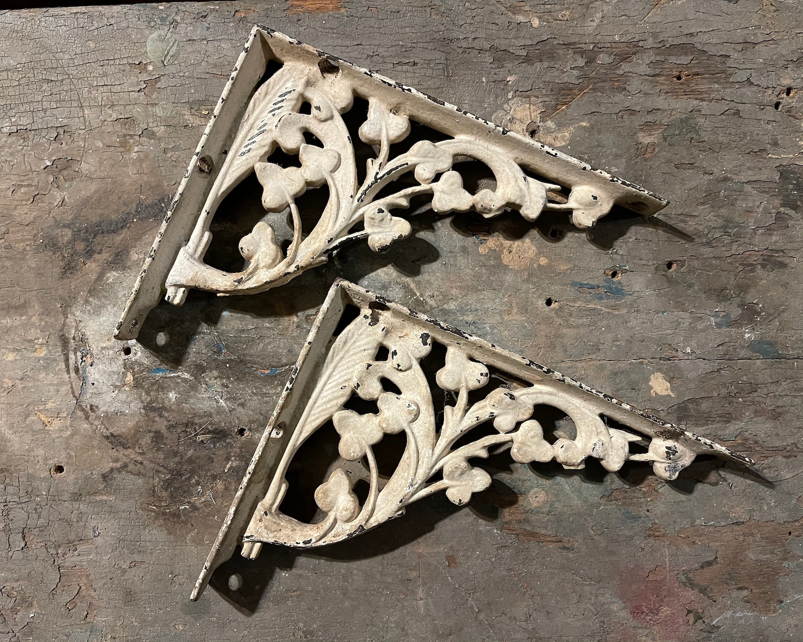 Antique Cast Iron Corbels Victorian Corbels Smaller Sized - Etsy