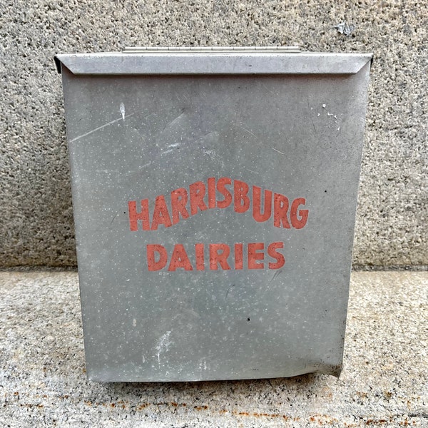 Galvanized Milk Box - Etsy