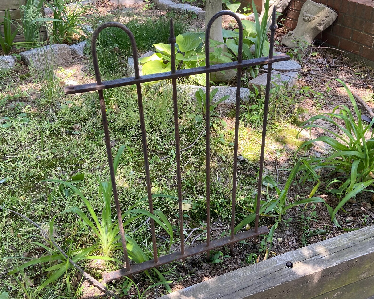 Antique Garden Fence Wrought Iron Spike Gate Victorian Gate - Etsy
